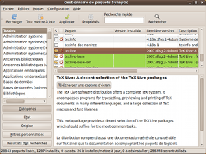 Une Distribution Latex